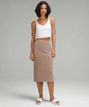 Lululemon Softstreme High-rise Midi Skirt