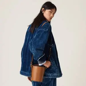 Miu Miu Leather Bucket Bag