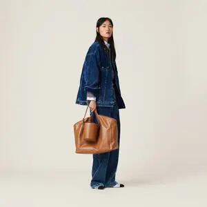 Miu Miu Leather Bucket Bag