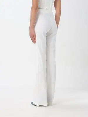 Pinko Tailored Straight Leg Trousers - White