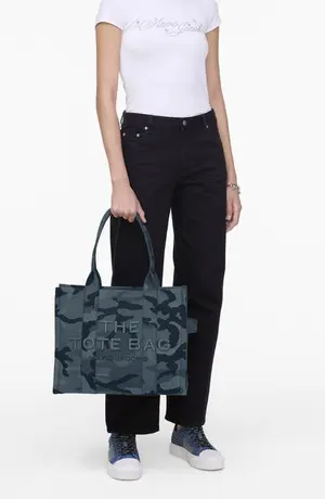 Marc Jacobs Camo Jacquard Large Tote Bag