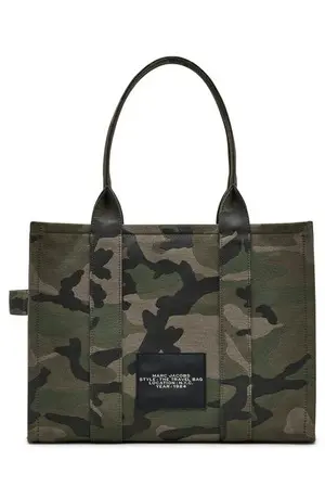 Marc Jacobs Camo Jacquard Large Tote Bag - Camo Multi