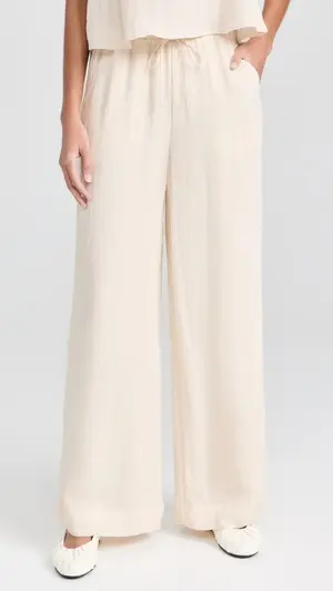 Z Supply Soleil Pants Wide Leg - Sandstone