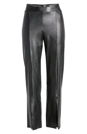 Commando Split Front Ankle Faux Leather Pants
