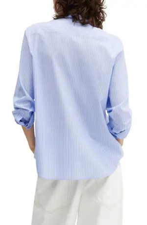 Mango Oversized Striped Shirt