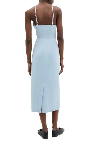 Mango Denim Midi Dress