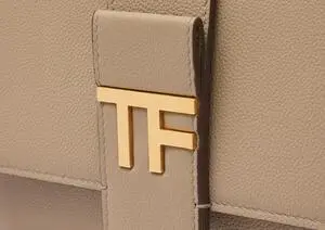 TOM FORD Grain Leather Tf Chain Shoulder Bag