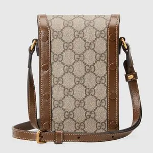 Gucci Horsebit 1955 Mini Bag Gg Canvas