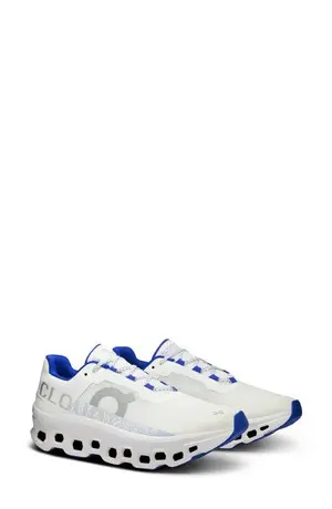 On Cloudmonster 1 Running Shoe White/ Indigo