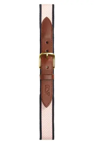 Vineyard Vines Vineyard Vines Whale Classic Belt Pink Blossom