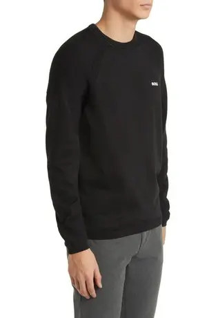 BOSS Perform-x Crewneck Sweater - Black