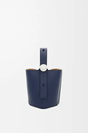 Loewe Pebble Mini Bucket Bag - Abyss Blue