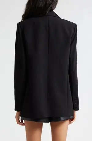 Alice + Olivia Denny Notched Collar Blazer - Black