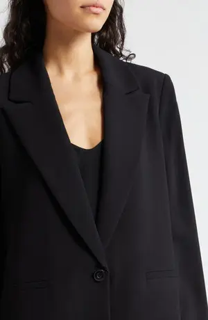 Alice + Olivia Denny Notched Collar Blazer - Black
