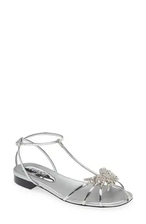PIFERI Maggio Metallic Flat Sandal