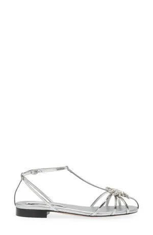 PIFERI Maggio Metallic Flat Sandal