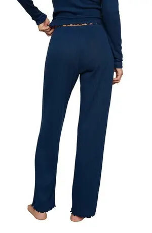 Eberjey Pointelle Rib Pajama Pants