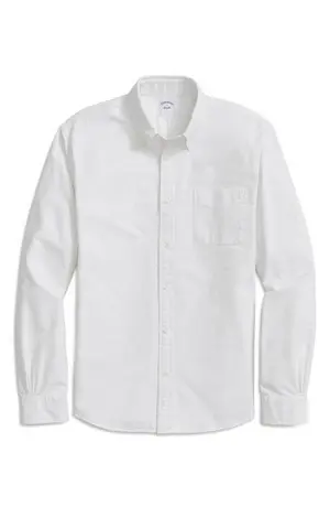 BROOKS BROTHERS Oxford Cotton Button-down Shirt