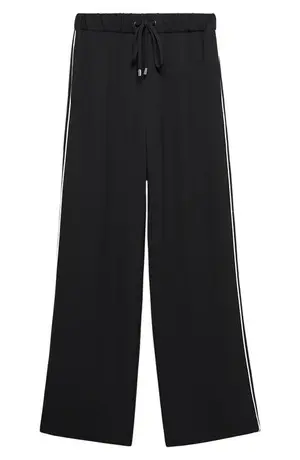 Mango Straight Leg Drawstring Pants