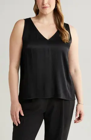 Nordstrom Double V-neck Tank Top