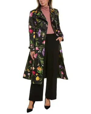 Ted Baker London Doublebreasted Trench Coat - Black