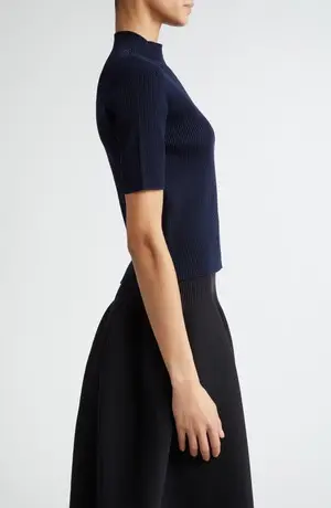 CFCL Portrait Short Sleeve Rib Top