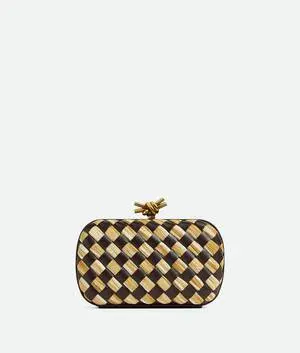 BOTTEGA  VENETA Crystal Knot Minaudière - Fondant/natural