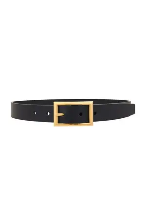SAINT LAURENT Saint Laurent Rectangle Buckle Belt
