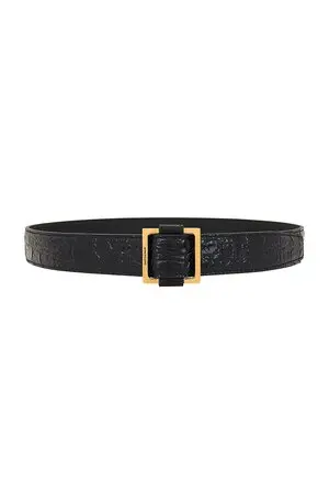Saint Laurent Embossed Belts For Women