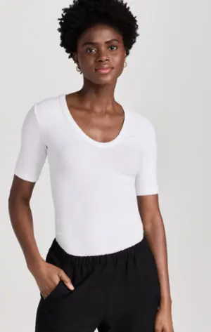 Enza Costa Textured Rib Top