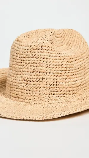 Lack Of Color Raffia Cowboy Hat - Natural