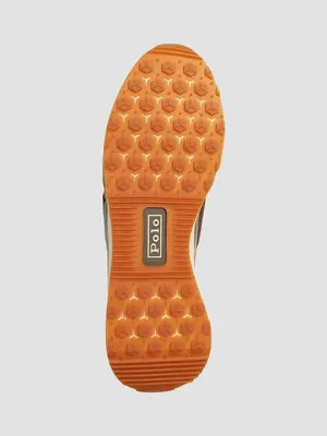 Polo Ralph Lauren Train 89 Pony-embossed Leather & Suede Running Sneakers