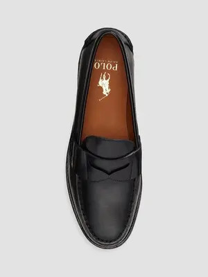 Polo Ralph Lauren Alston Penny Full-grain Loafers - Black