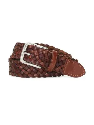 Ralph Lauren Westend Braided Leather Belt