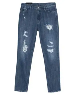 My Twin Twinset Light Wash Bottoms For Women
