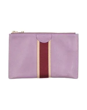Il Bisonte Leather Pouch Purple