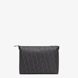 Fendi Diagonal Messenger Bag - Grey