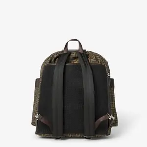 Fendi Jacquard Backpack With Ff Motif