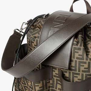 Fendi Jacquard Backpack With Ff Motif