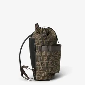 Fendi Jacquard Backpack With Ff Motif
