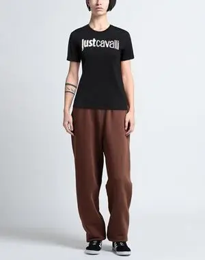 Just Cavalli Logo-print T-shirt - Black