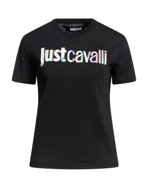 Just Cavalli Logo-print T-shirt - Black