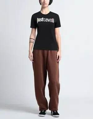Just Cavalli Logo-print T-shirt - Black