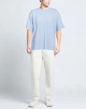 Sandro T-shirt Size Cotton, Elastane - Light Blue