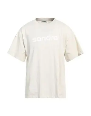 Sandro T-shirt Size Cotton, Elastane - Grey