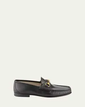 Gucci Horsebit 1953 Leather Loafers - Black
