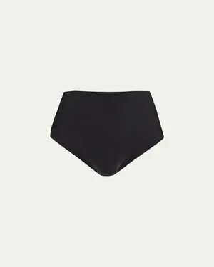 Commando Zone Smoothing High-rise Stretch Briefs Blk-black