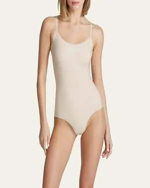 Commando Zone Smoothing Scoop-neck Bodysuit - Tnu-beige