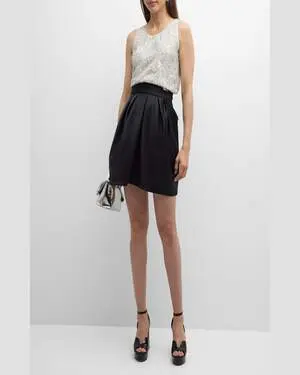 Dice Kayek Polka-dot Sequin Embellished Top