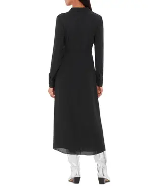 Whistles Ruffle Front Maxi Dress